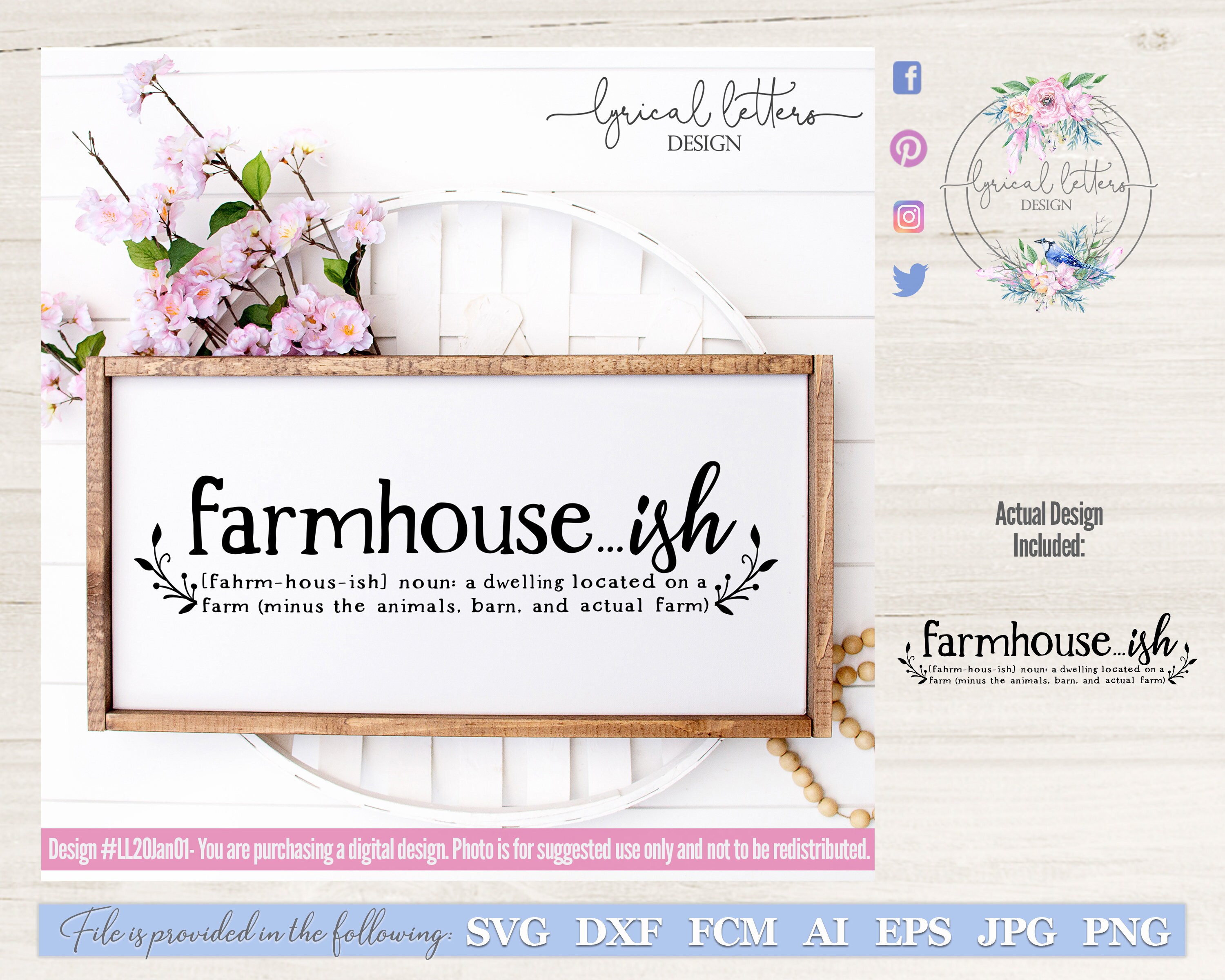 Visual Arts Collage Instant Digital Download Farmhouse SVG DXF JPG ...