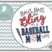 Balls Bats and Bling Baseball Mom Thing LL111B Vector | Etsy
