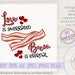 Love is Overrated Bacon is Eternal Anti Valentine's Day LL267C Svg Dxf ...
