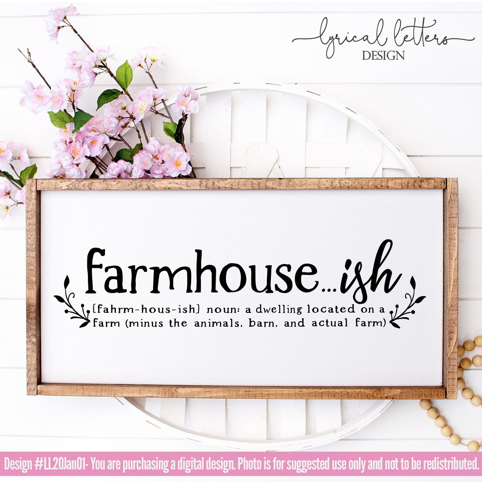 Farmhouse Ish Definition SVG Cut File SVG DXF Digital File | Etsy