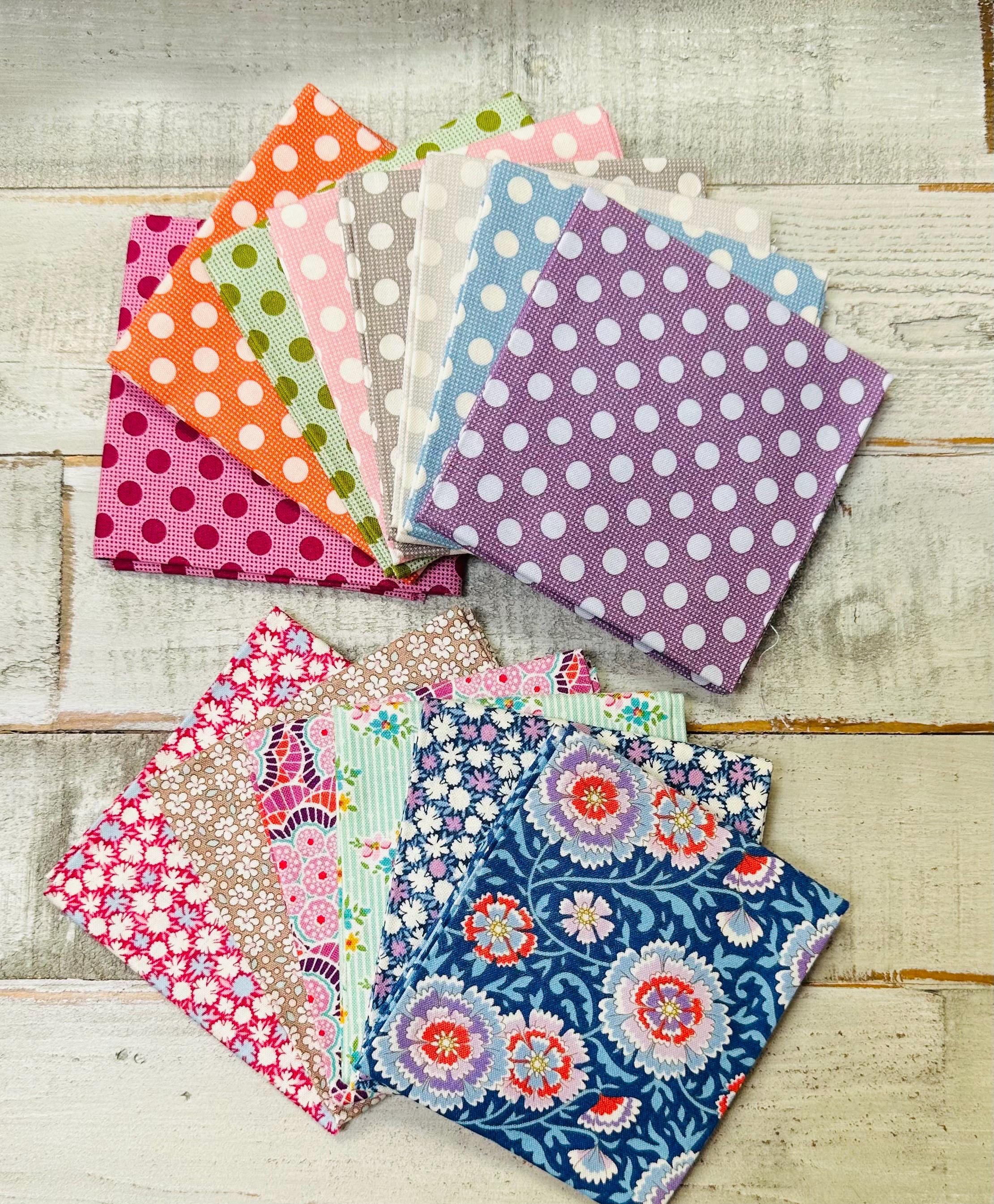 Tilda Fat Eights Bundle 14 F8’s Dots, Bird Pond, Apple Butter Tilda ...