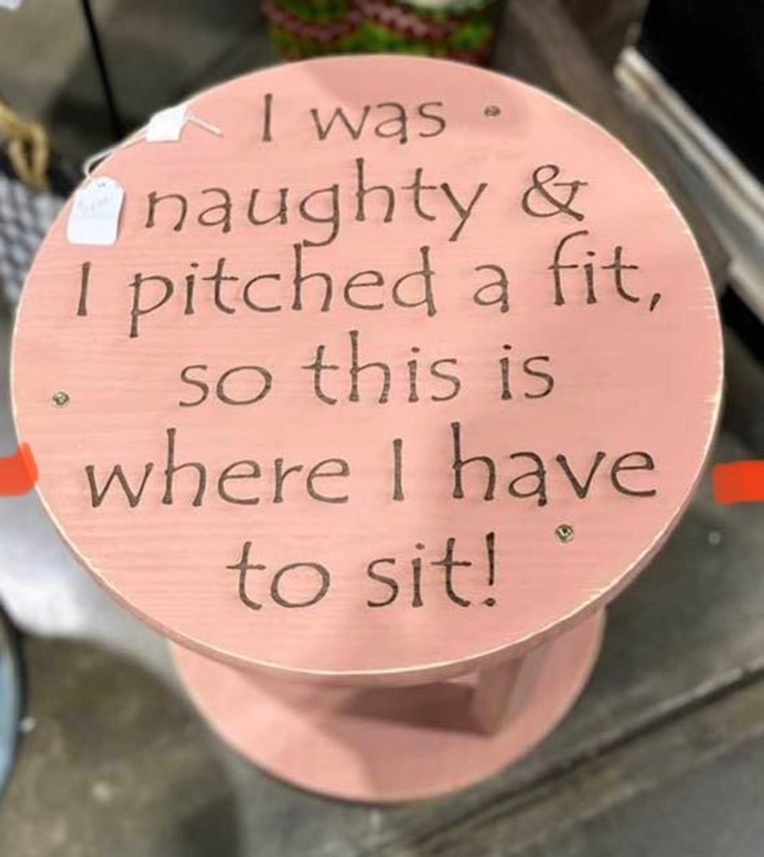 Time Out Stool With Hourglass Timer - Etsy