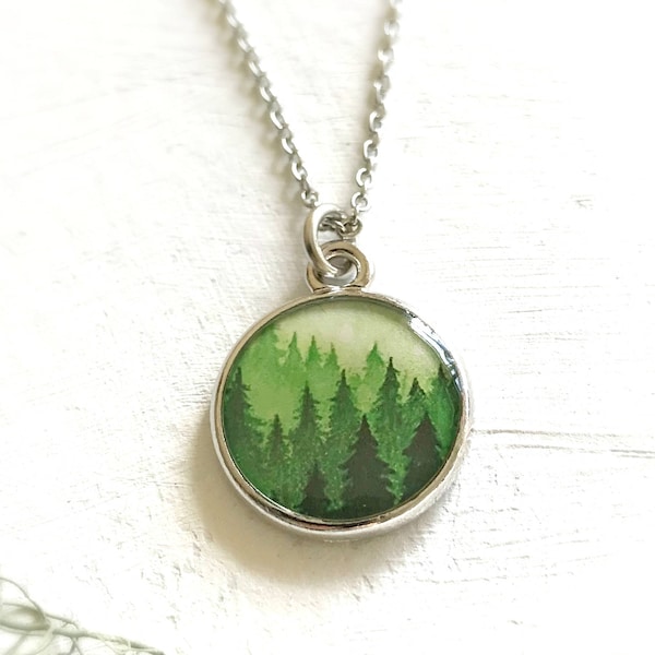 Forest Necklace - Etsy