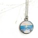 Beach Print, Ocean Necklace, Beach Lover Gift, Beach Necklace, Ocean ...