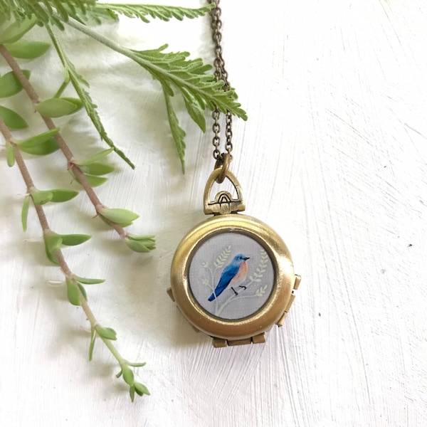 Bluebird Necklace - Etsy