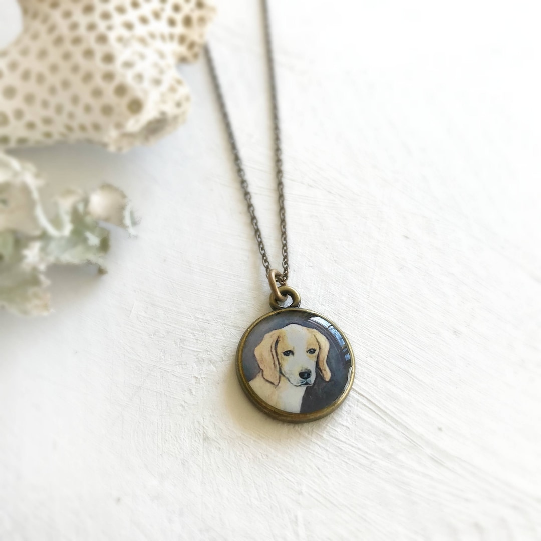 Foxhound Necklace Fox Hound Dog Jewelry Gift for Dog Lover - Etsy