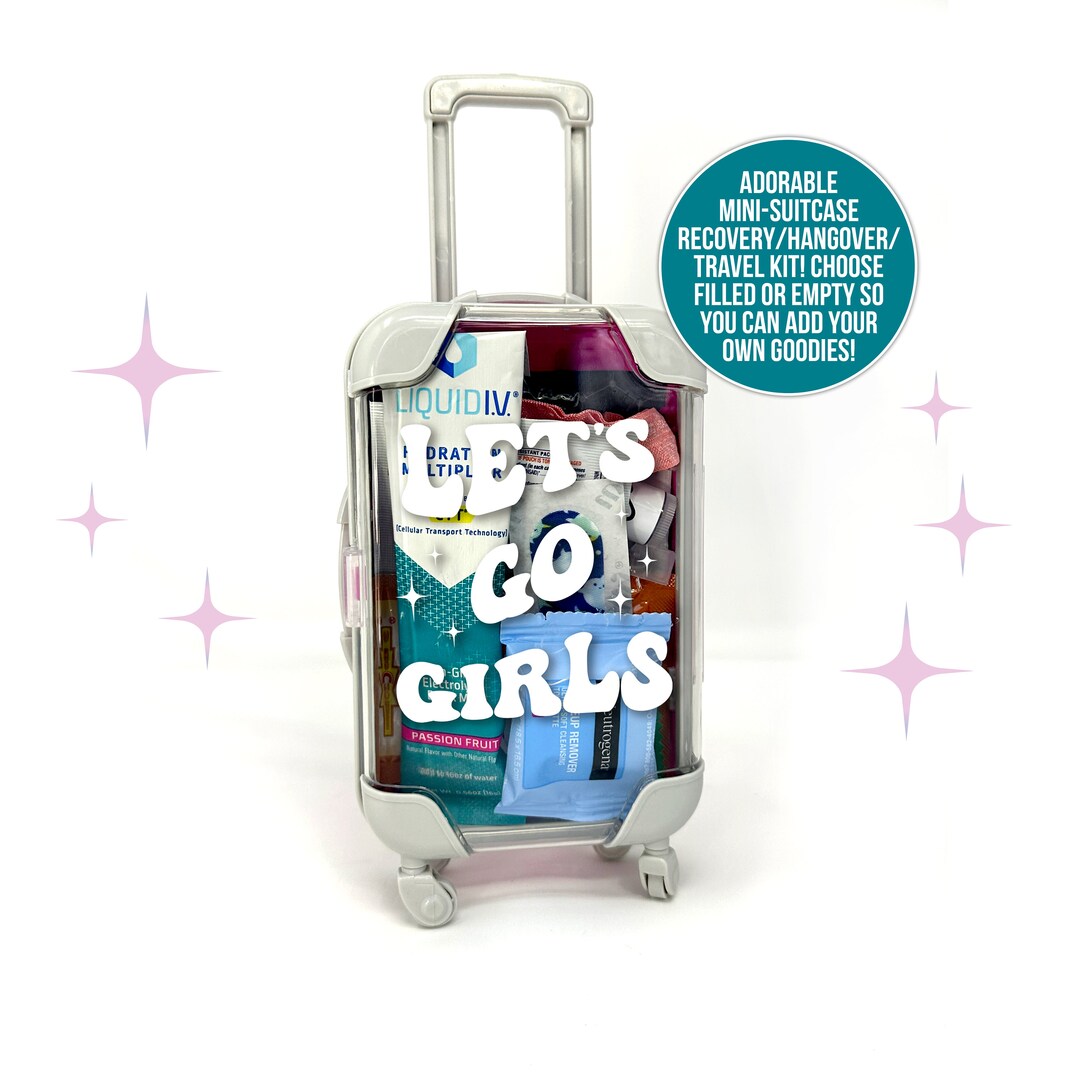 Nashville Party Hangover Kit Mini Suitcase Hangover Lets Go Girls