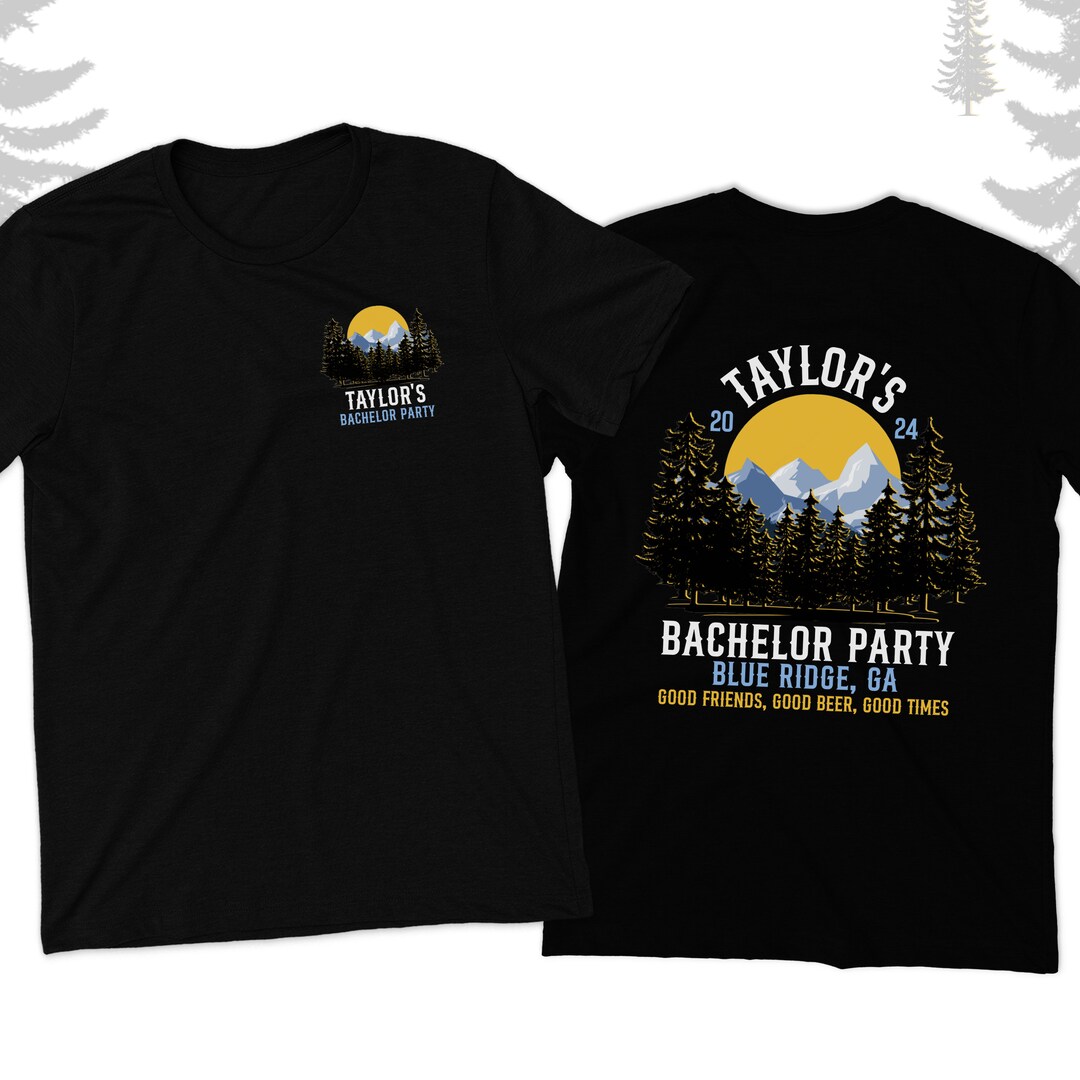 Bachelor Party Shirt | Personalized Weekend in the Mountains Bachelor ...