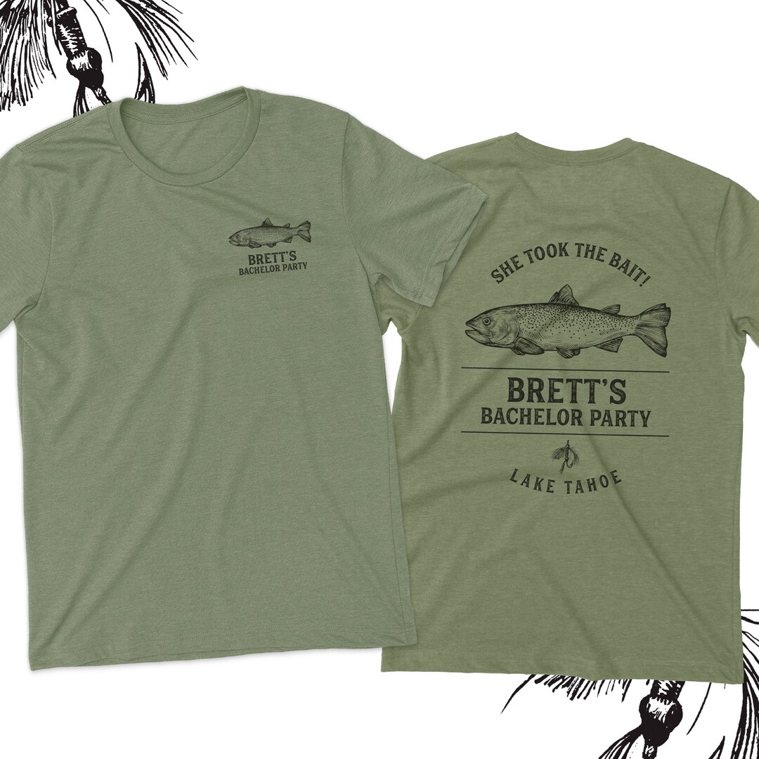 Bachelor Party Shirt Personalized Weekend With the Fishing Bachelor ...