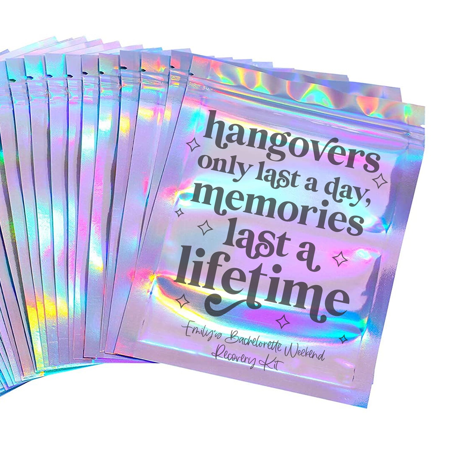 Hangovers Only Last A Day Recovery Kit Funny Hangover Bag Etsy