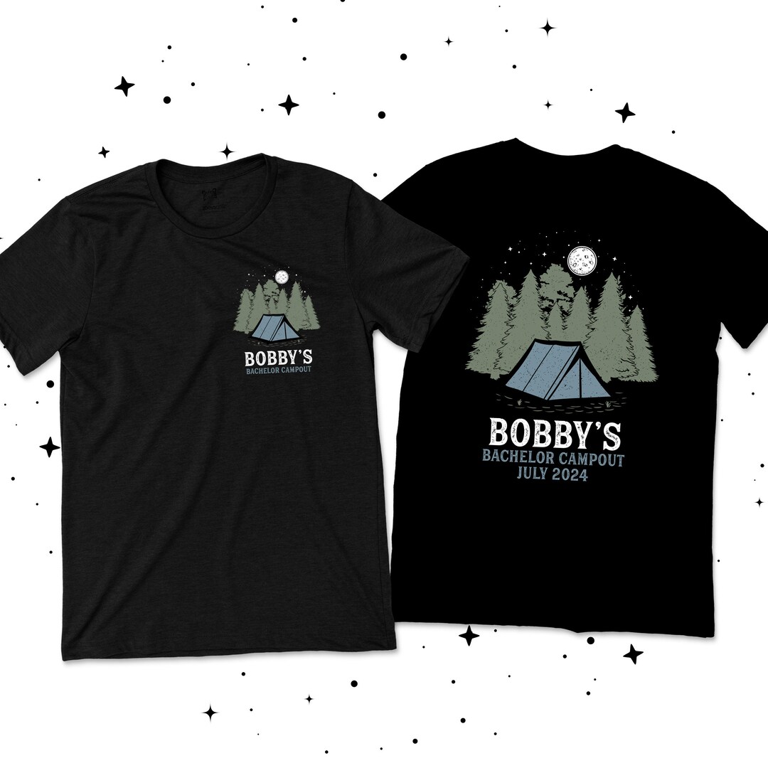 Bachelor Party Shirt | Bachelor Campout Weekend Bachelor Party DARK T ...
