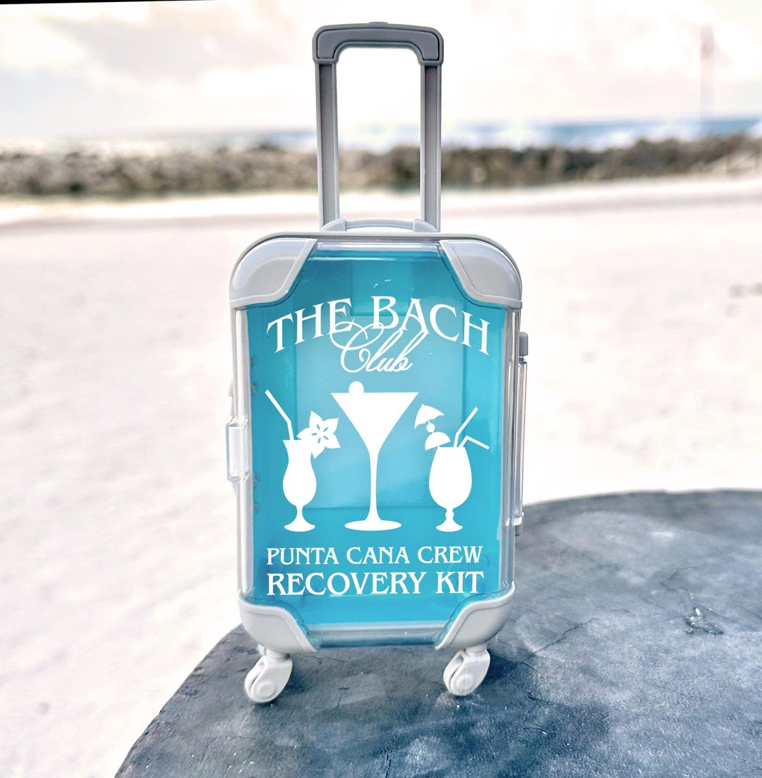 The Bach Club Bachelorette Party Mini Suitcase Party Favors Destination ...