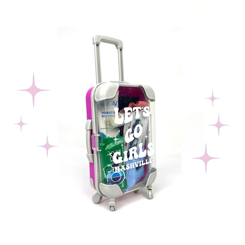 Nashville Party Hangover Kit Mini Suitcase Hangover Lets Go Etsy
