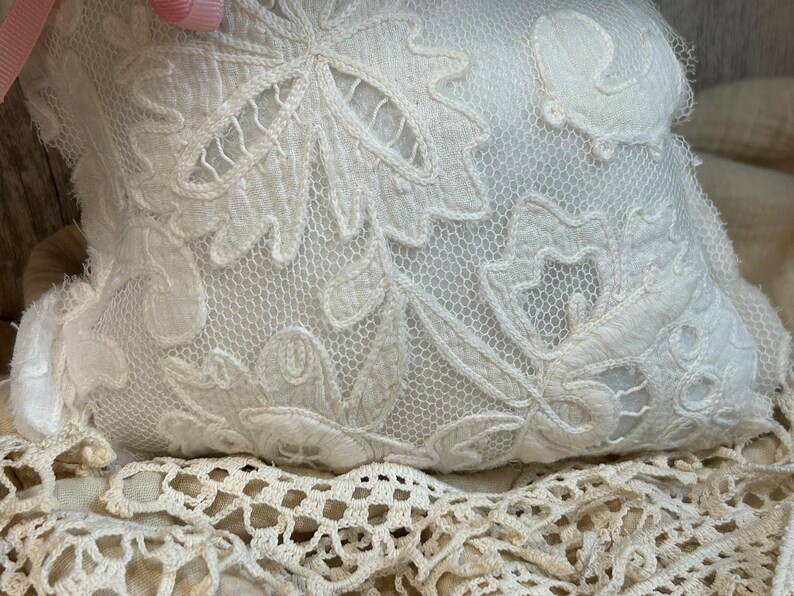 Antique Chantilly Lace Stuffed Bunny Rabbit, Farmhouse Cottage ...