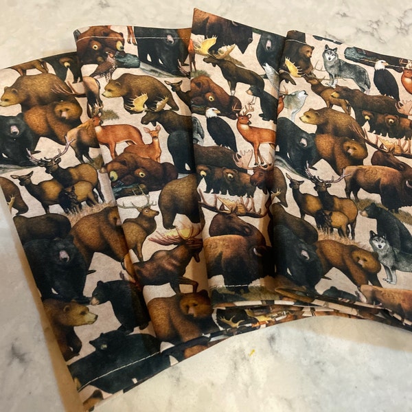 Hunting Lodge Napkins - Etsy