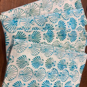 Aqua Shells Cloth Napkins, Beach, Ocean, Sea, Boat, Sailboat, Yacht ...