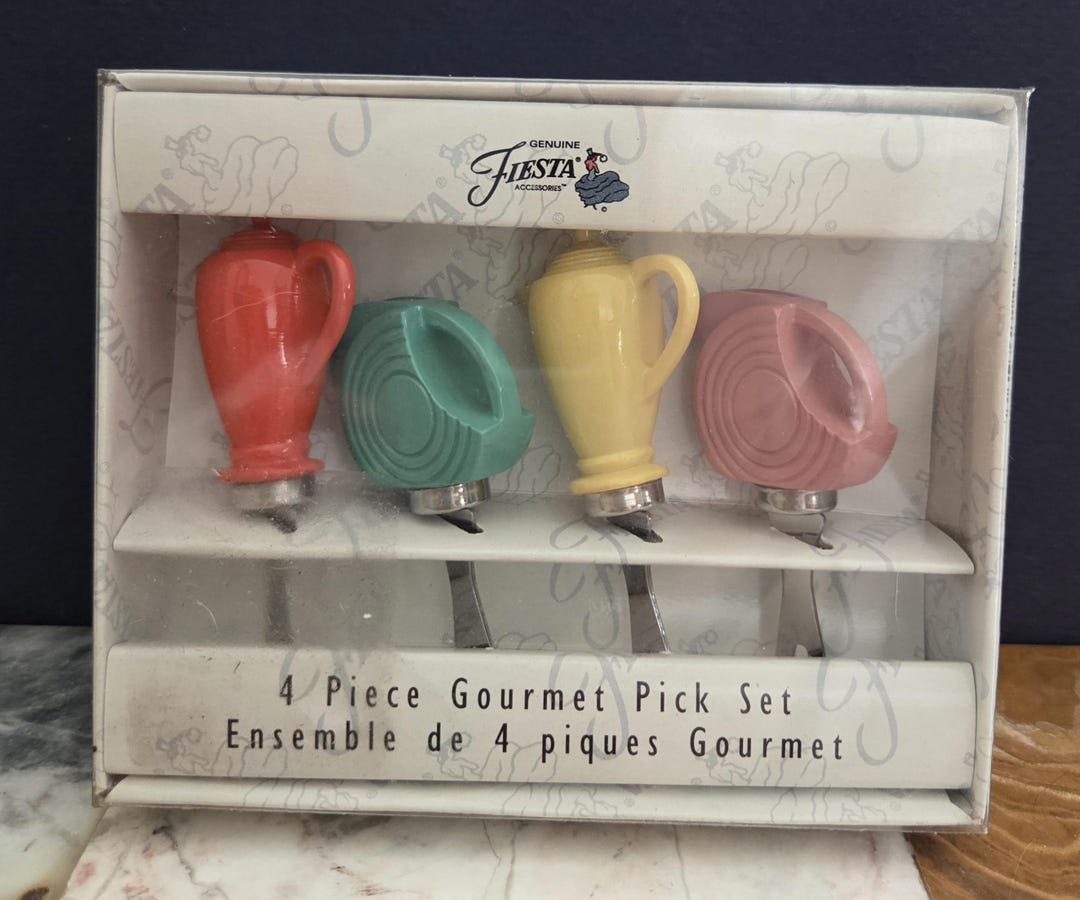 Fiesta 4 Piece Gourmet Pick Set - Etsy