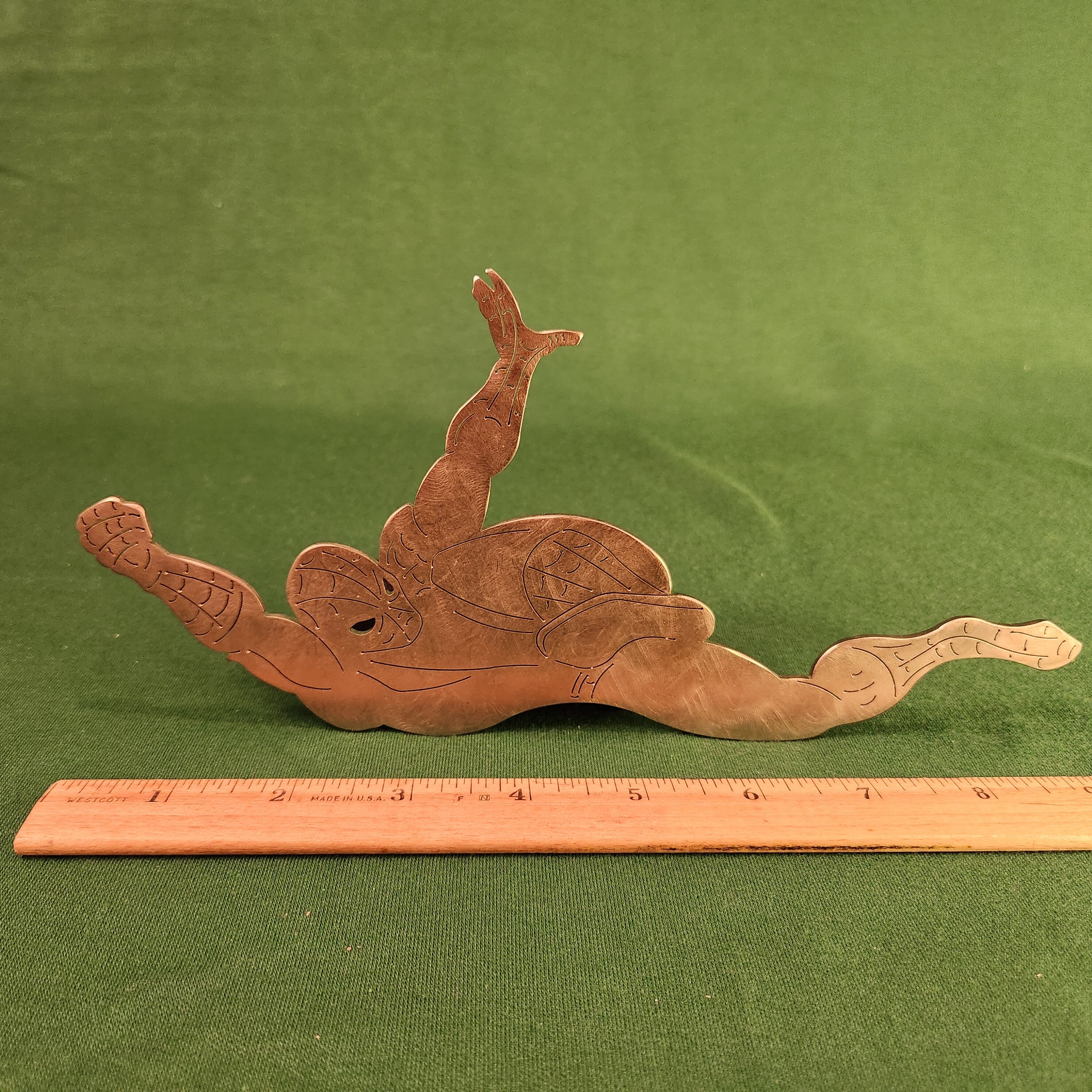 Spiderman Steel Figure, Laser Cut Figure, 1996 Arkny for Marvel ...