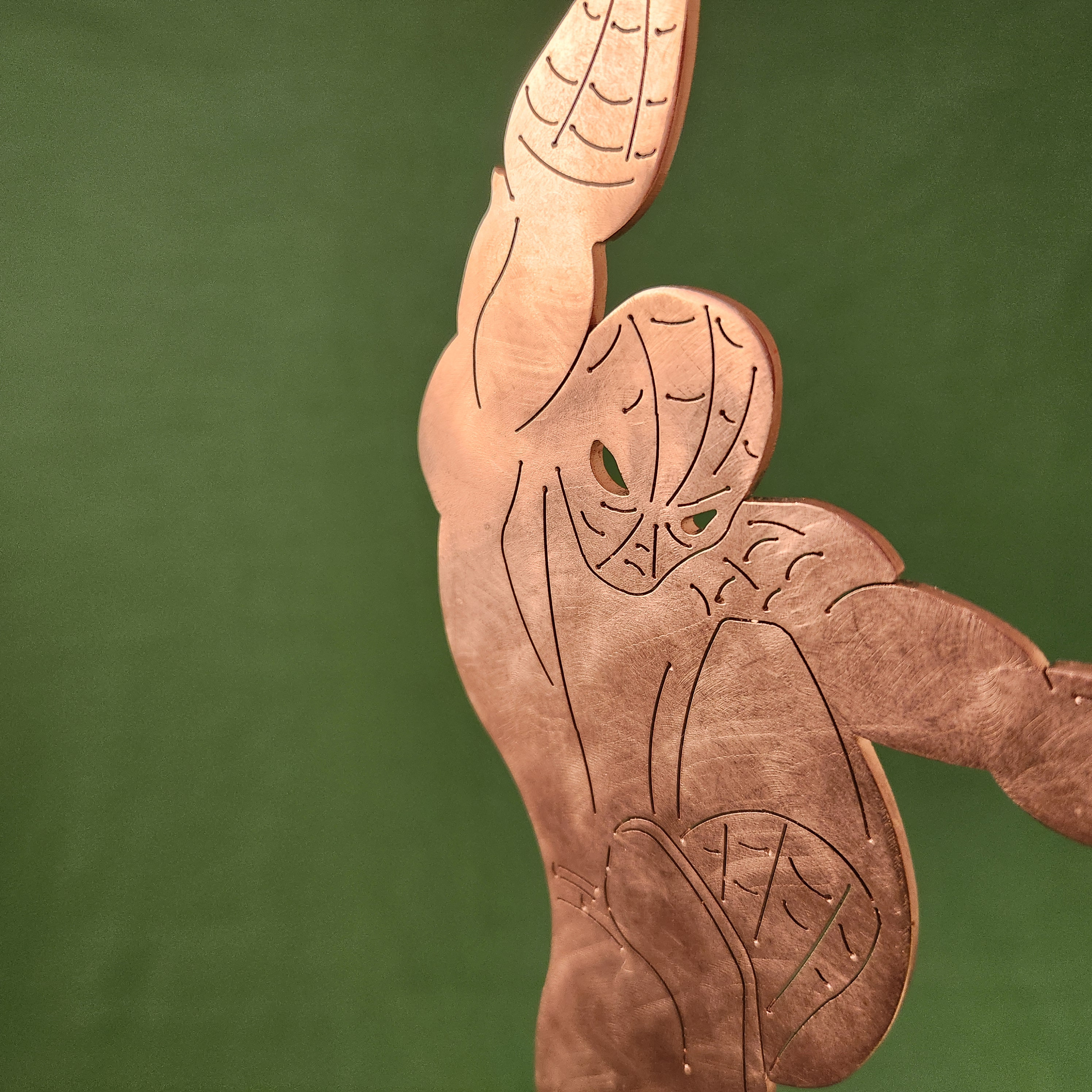 Spiderman Steel Figure, Laser Cut Figure, 1996 Arkny for Marvel ...