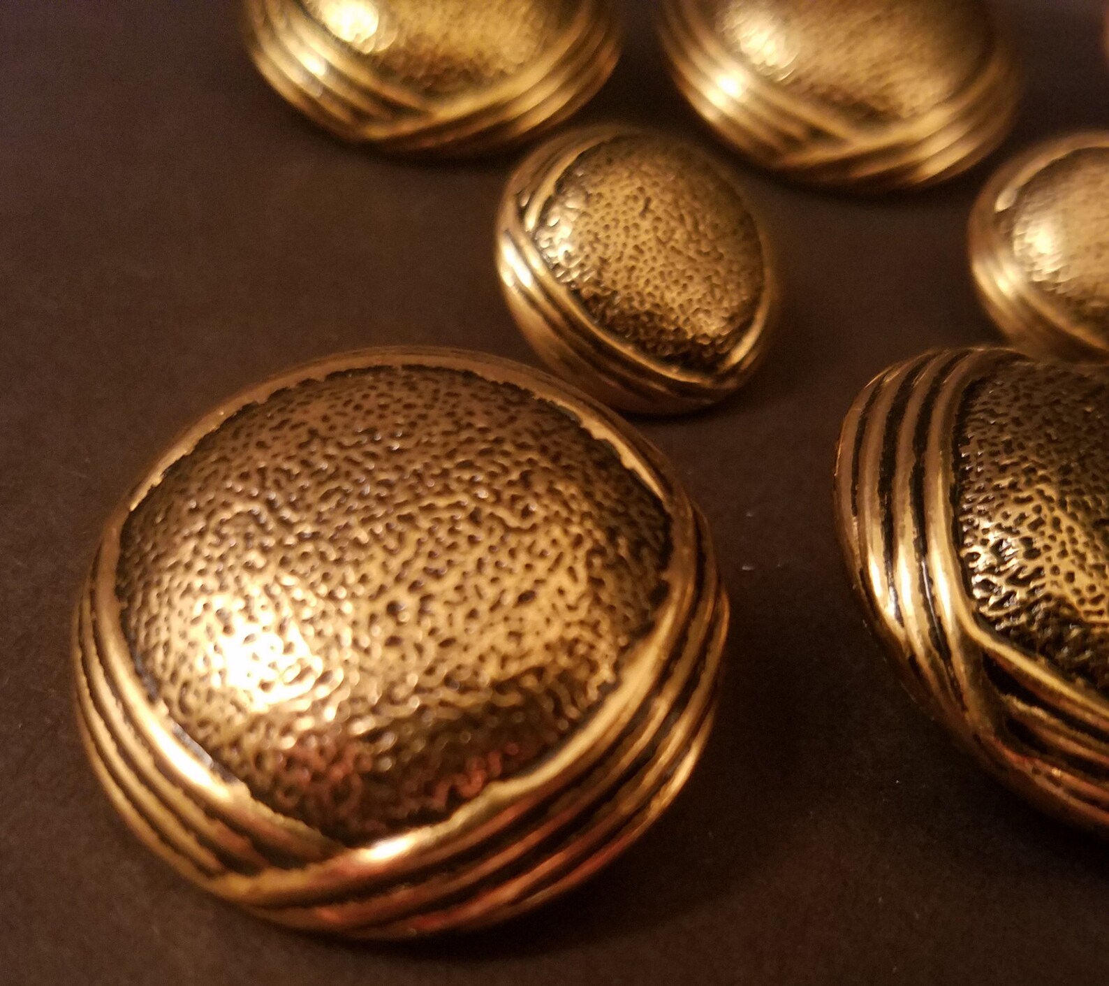 Shank Back, Brass Buttons, Dressmaker Supplies, Sewing Notion, Vintage ...