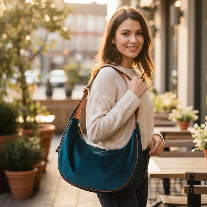 Crescent Hobo Bag Schnittmuster - Trendige Schultertasche (Digitaler ...