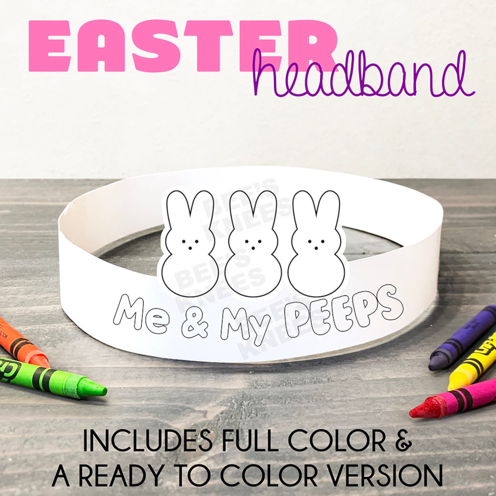 Me and My Peeps Printable Headband Perfect for Church Preschool or ...