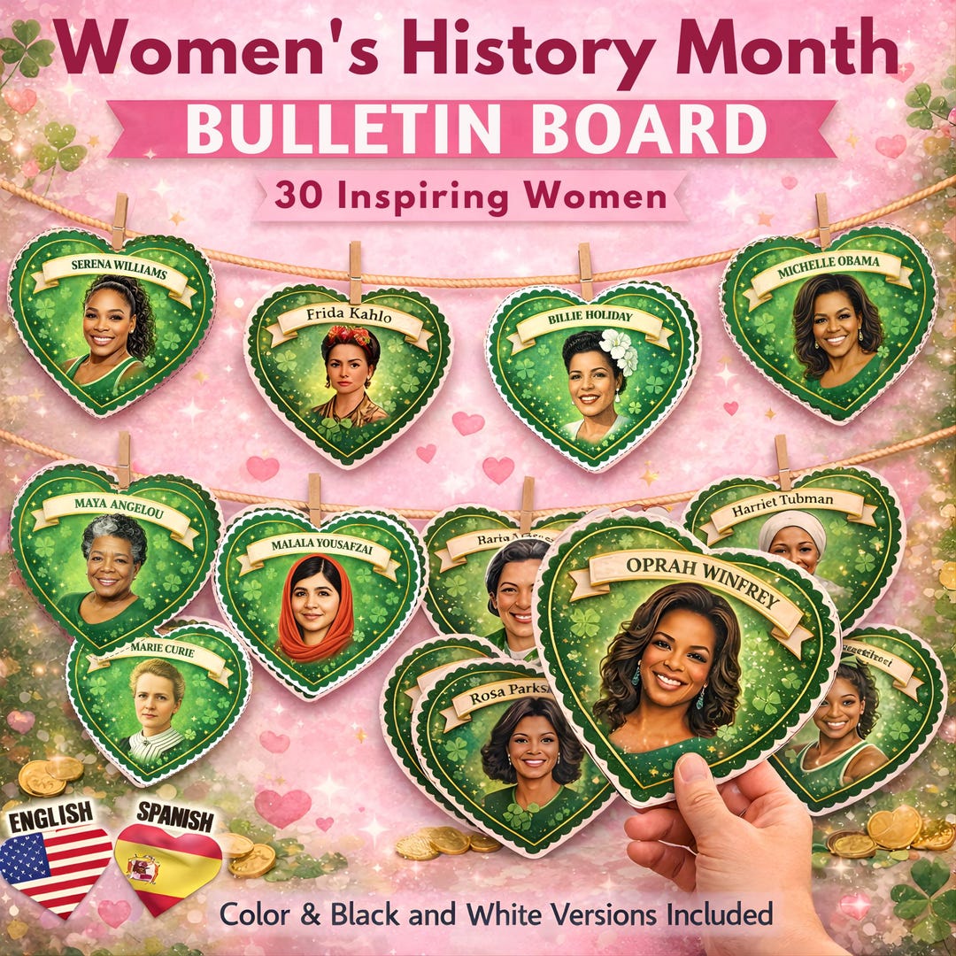 30 Women’s History Month Bulletin Board | Inspiring Famous Women ...