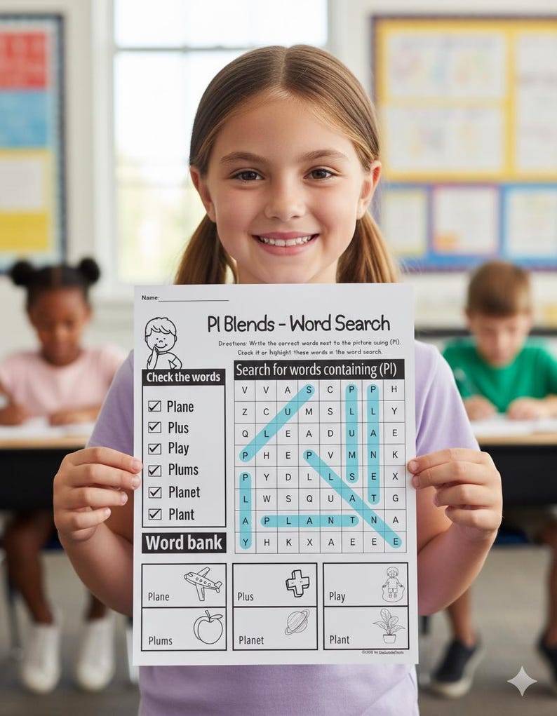 Blends Word Search Worksheets | 40 Pages Phonics Activities for Kids ...