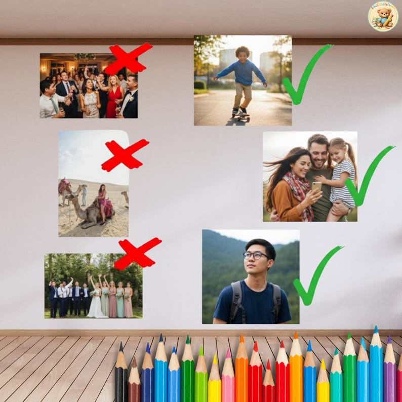 6 Custom Coloring Pages From Your Photos – Personalized Line Art ...