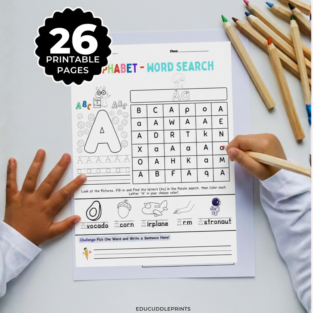 Alphabet Letter Activities for Kids | 26 Printable Alphabet Worksheets ...