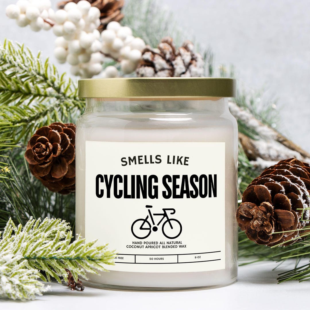 Cycling Season Candle – Ocean Breeze Scent, Bike Lover Gift - Etsy