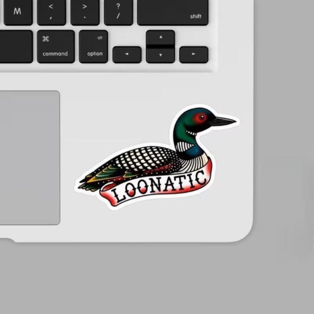 Funny Loon Sticker | Water Bottle Sticker, Funny Stickers, Cute ...