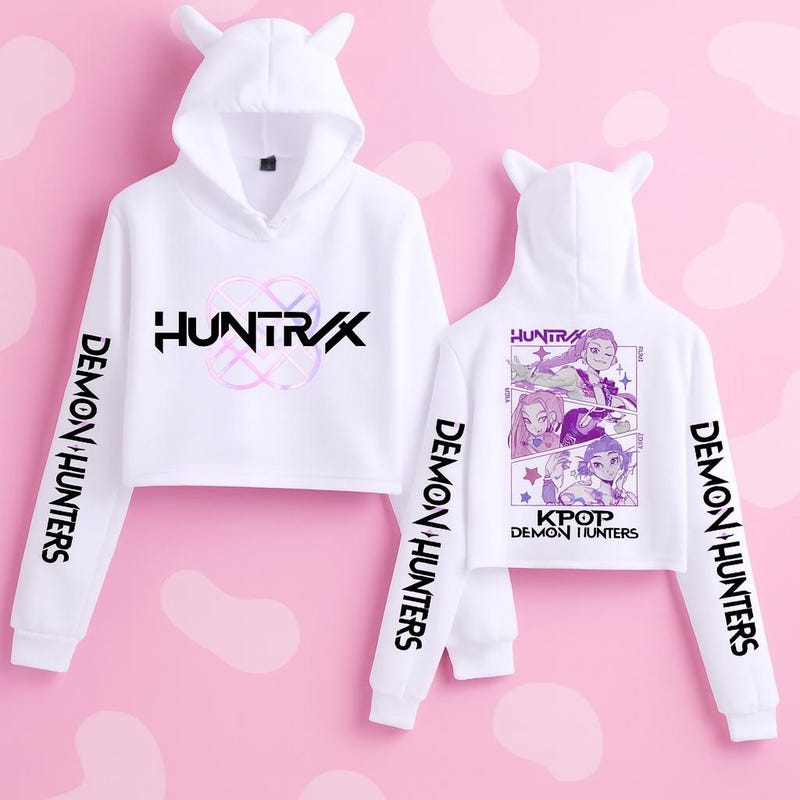 Crop Anime Hoodie - Etsy