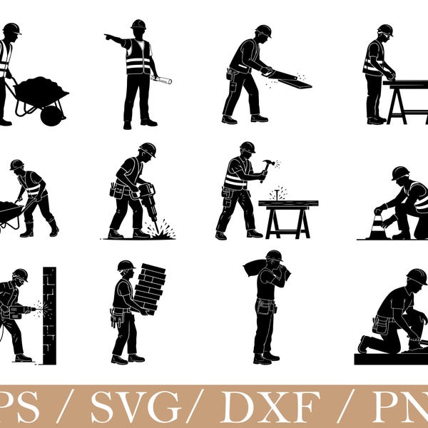 Sign Construction Svg - Etsy Canada