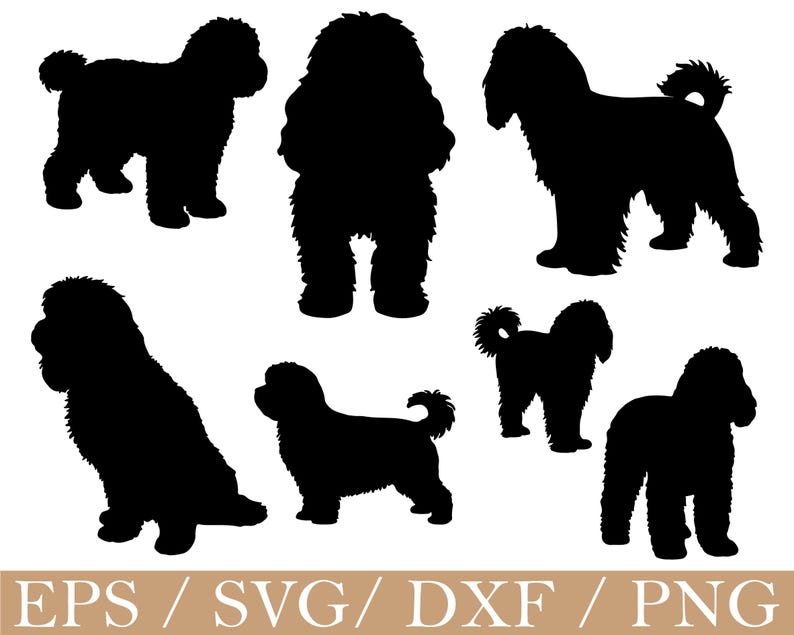 Cavapoo Dog Svg, Cavapoo Dog Silhouette, Dxf, Png - Etsy