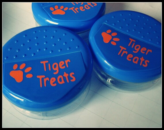 Items similar to Tiger Treats Snack Container READY TO SHIP on Etsy