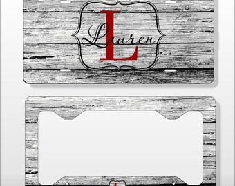 Rustic license plate | Etsy