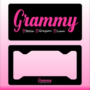 Custom Mom Mama With Kid Name License Plate - Personalized - Custom ...