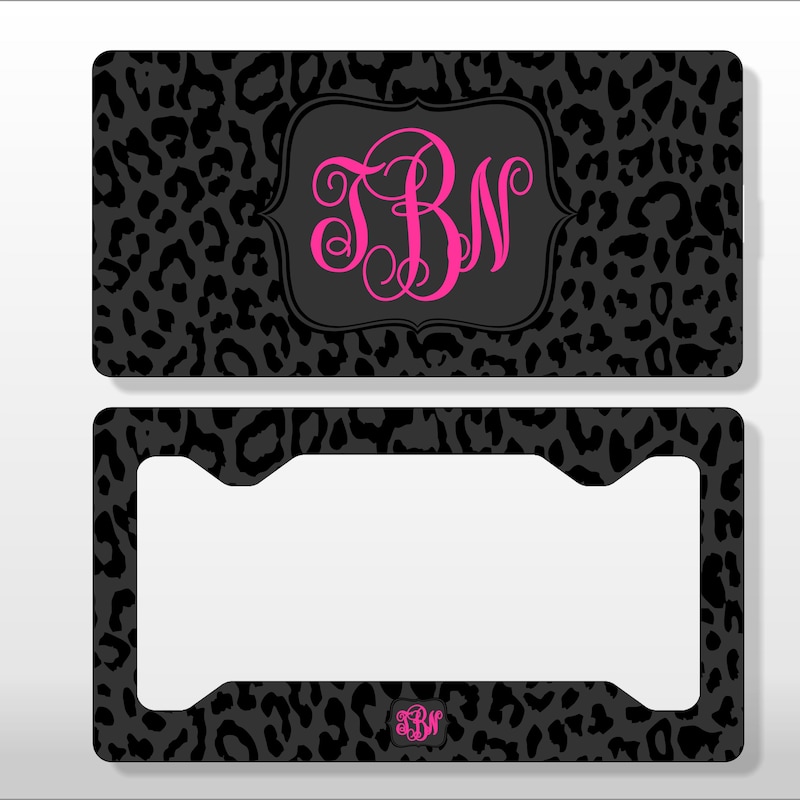 Personalized License Plates for Black Car - Etsy