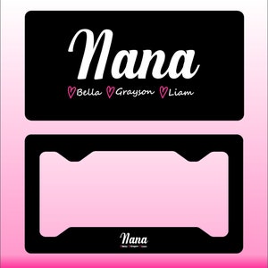 Custom Mom Mama With Kid Name License Plate - Personalized - Custom ...