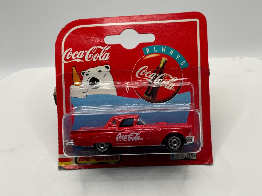 Majorette Coca-cola Die-cast Collectible 1957 Ford Thunderbird in ...