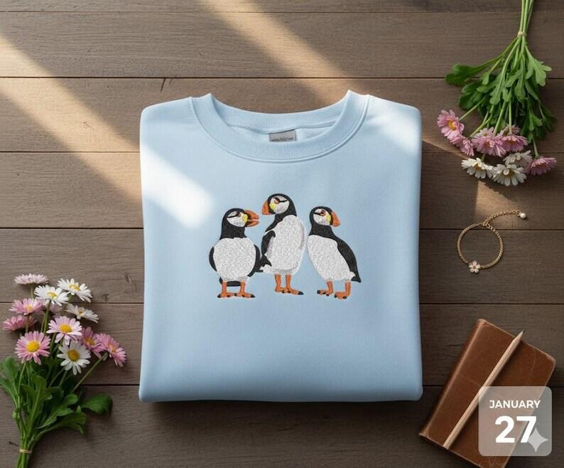 Puffin Machine Embroidery Design, Atlantic Bird Digital File, Cute Sea ...