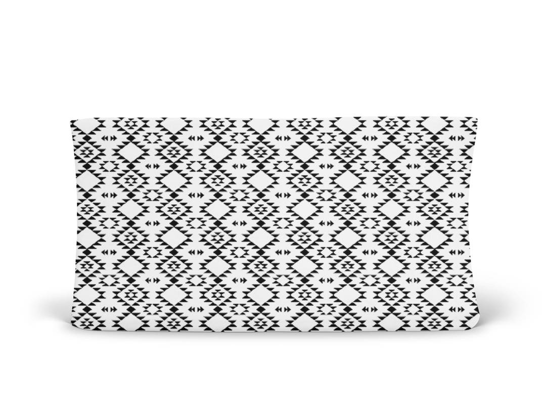 Changing Pad Cover Black Navajo Black Changing Pad Aztec Changing Pad ...