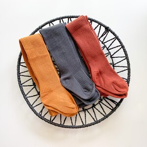 Infant Ribbed Knit Tights - Ribbed Knit Stockings - Grey Tights ...