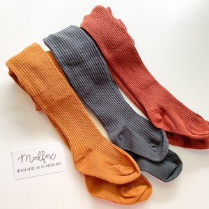 Infant Ribbed Knit Tights - Ribbed Knit Stockings - Grey Tights ...
