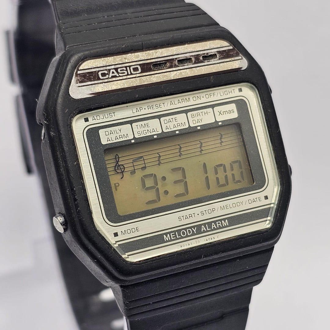 Casio Melody Alarm 82H108 Alarm Vintage Men’s Watch - Etsy