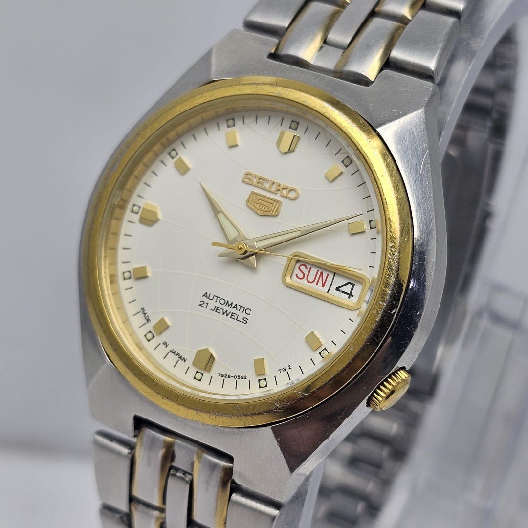 Seiko 5 Automatic 7S26-01T0 Day/date Vintage Men’s Watch - Etsy