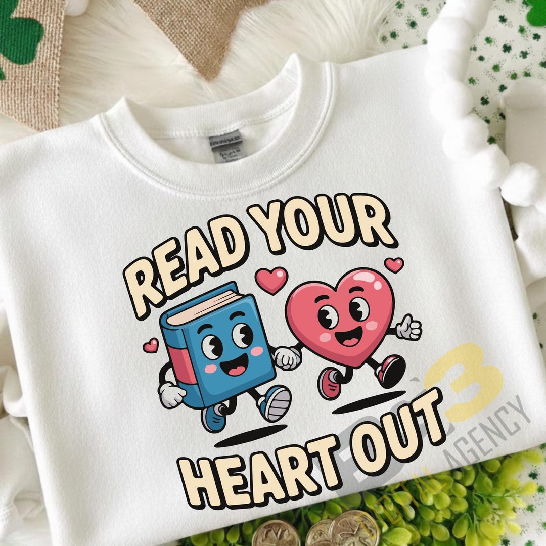 Read Your Heart Out PNG | Teacher Valentine’s Day Gift | Digital ...