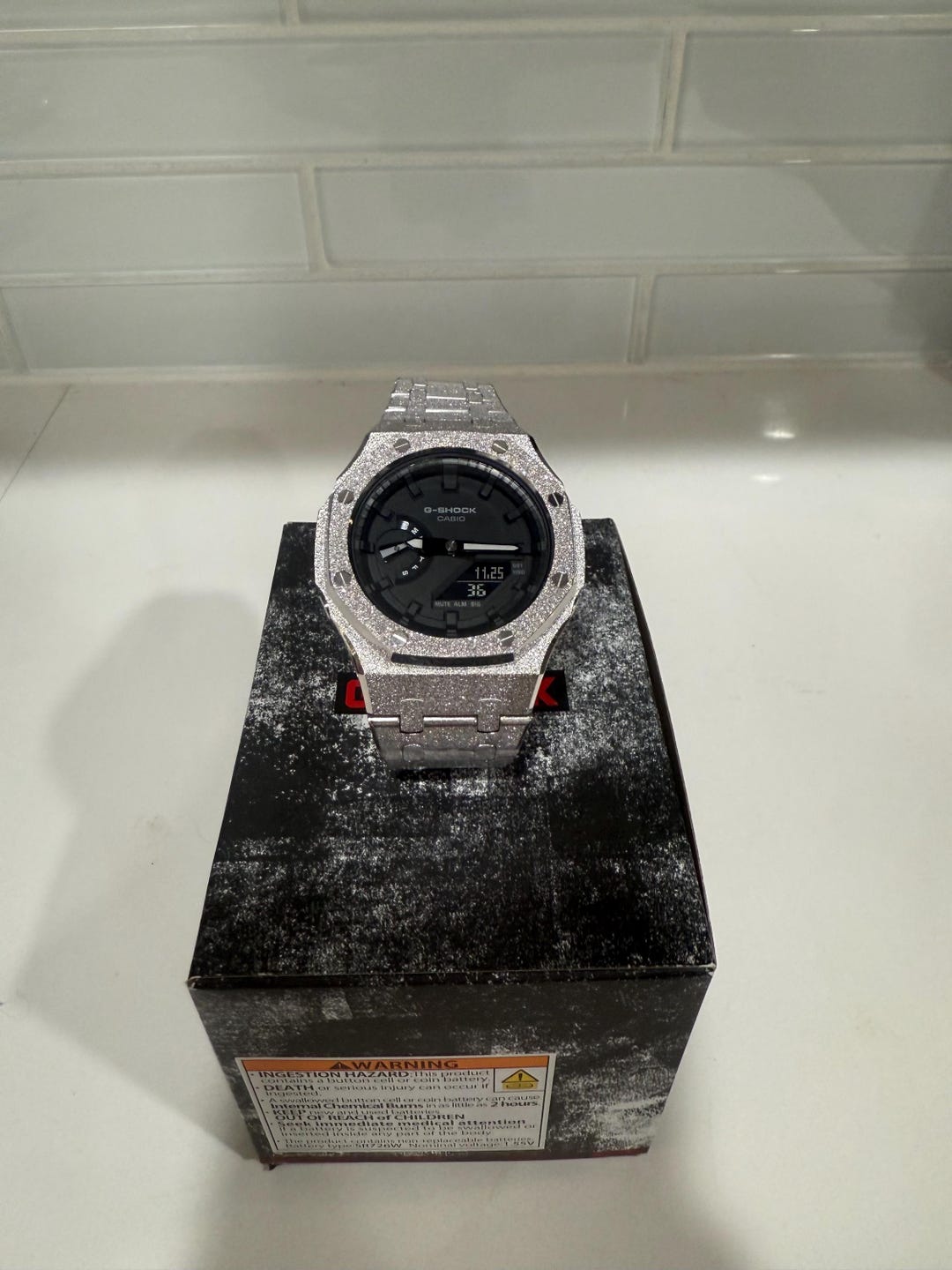 G-SHOCK GA-2100 Custom Frosted Hip Hop Watch - Etsy