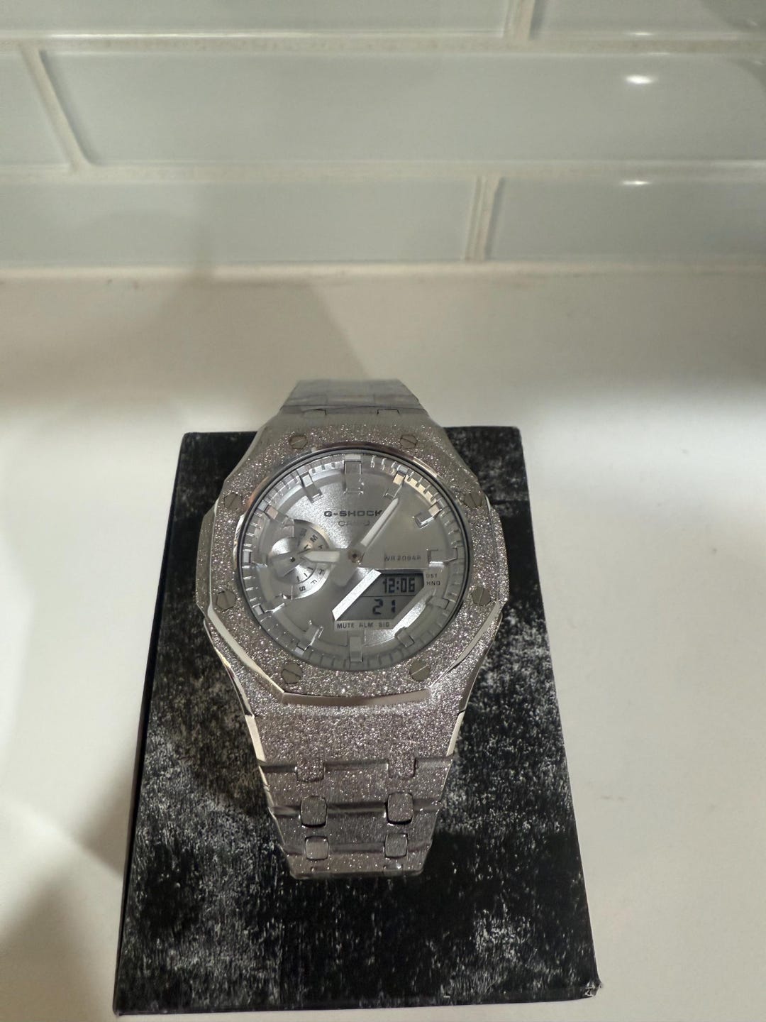 G-SHOCK GA-2100 Custom Frosted Hip Hop Watch - Etsy